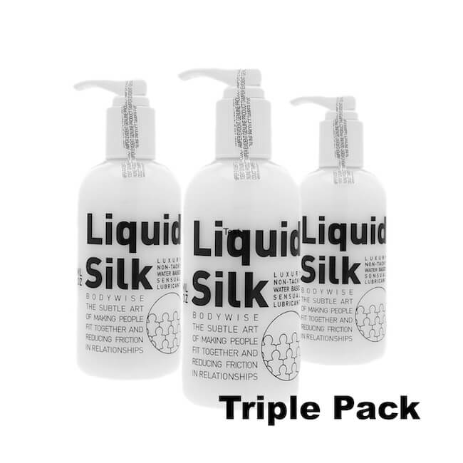 LIQUID SILK Lube Triple Pack (3 x 250ml) — Premium Value