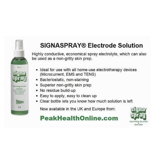 SignaSpray Electrode Solution (250ml) — for Alpha-Stim