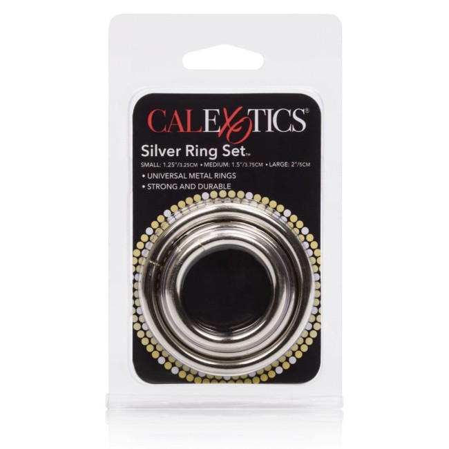Calexotics Silver Ring 3-Piece Set — Quality & Versatility