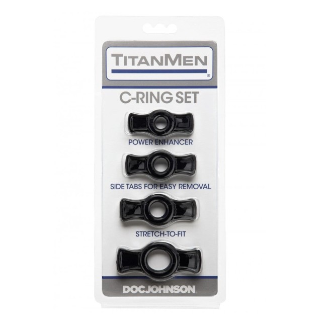 TitanMen Cock Ring Set — Easy Fit, Reliable Hold