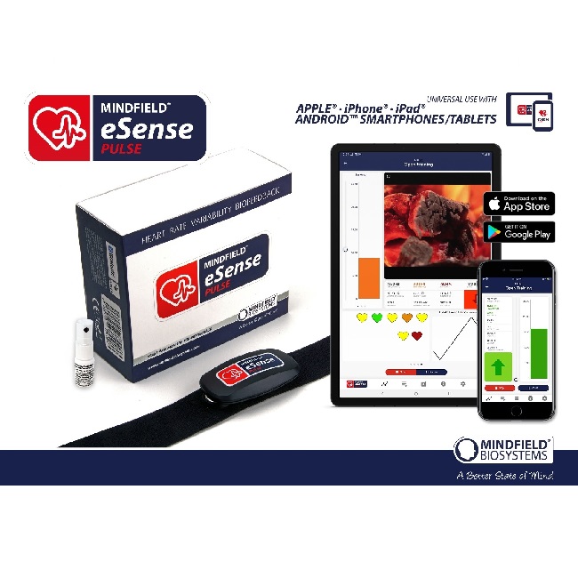 Mindfield eSense Pulse — HRV Biofeedback for Stress Relief